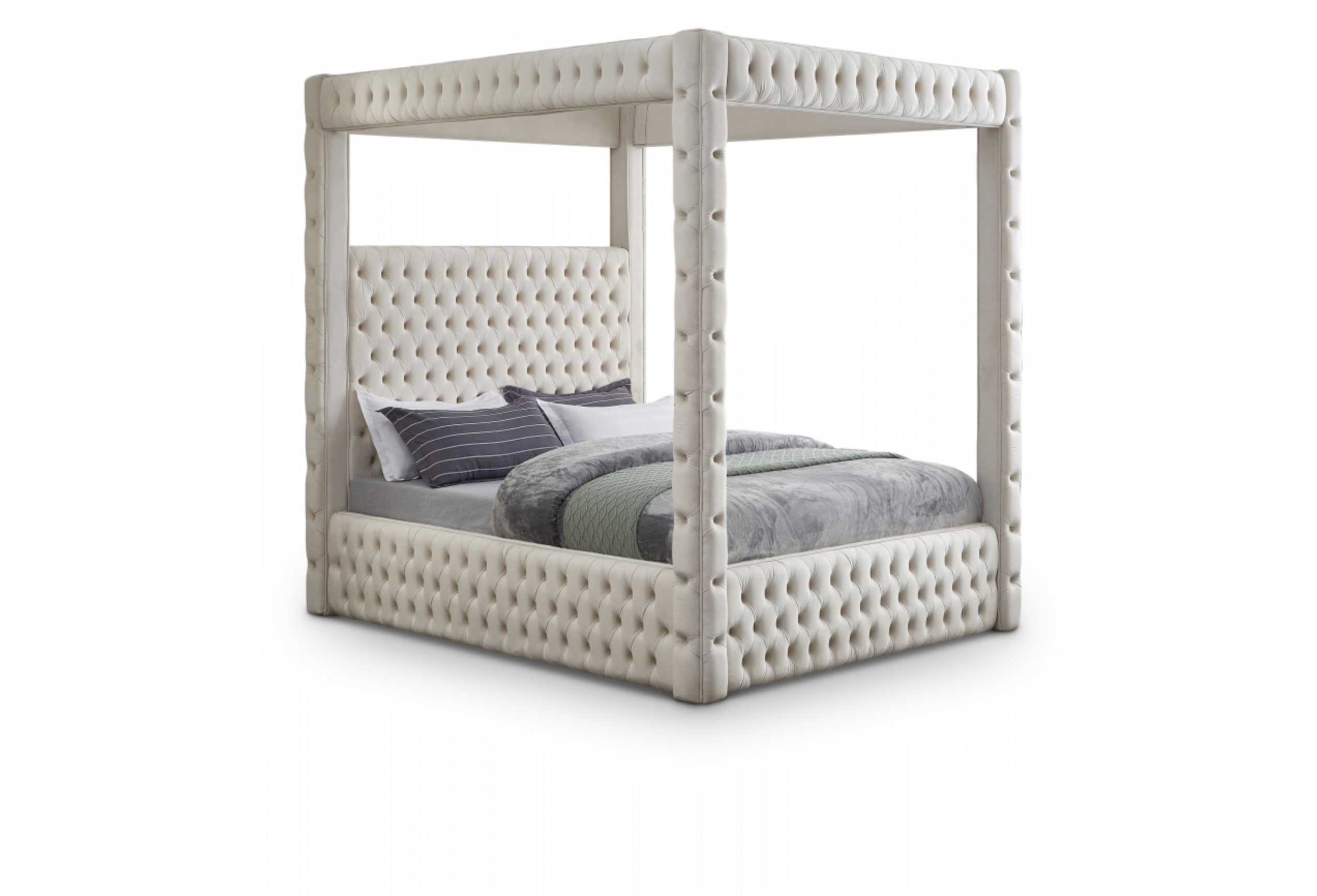 Harmony Rest Bed – White – 1800 Furnish